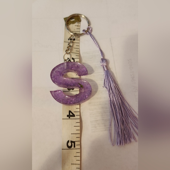 Office | Resign Keychain Purple Letter S | Poshmark